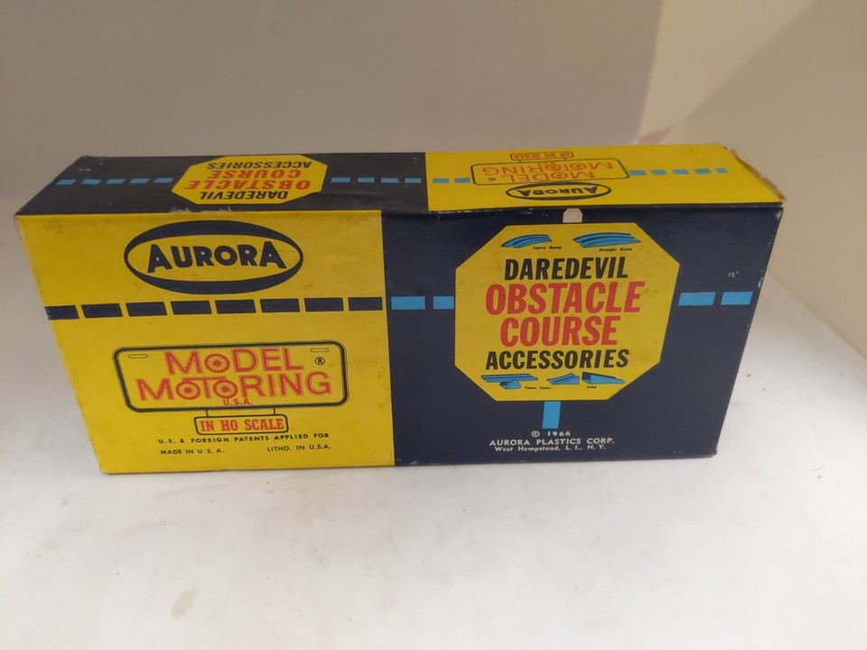 AURORA 1965 HO SCALE COUNTRY BRIDGE WITH ROADWAY TRACKS BOX MODEL ...
