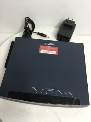 Motorola Netopia 3347-02-1002 4 Port DSL Wireless Modem Router | eBay