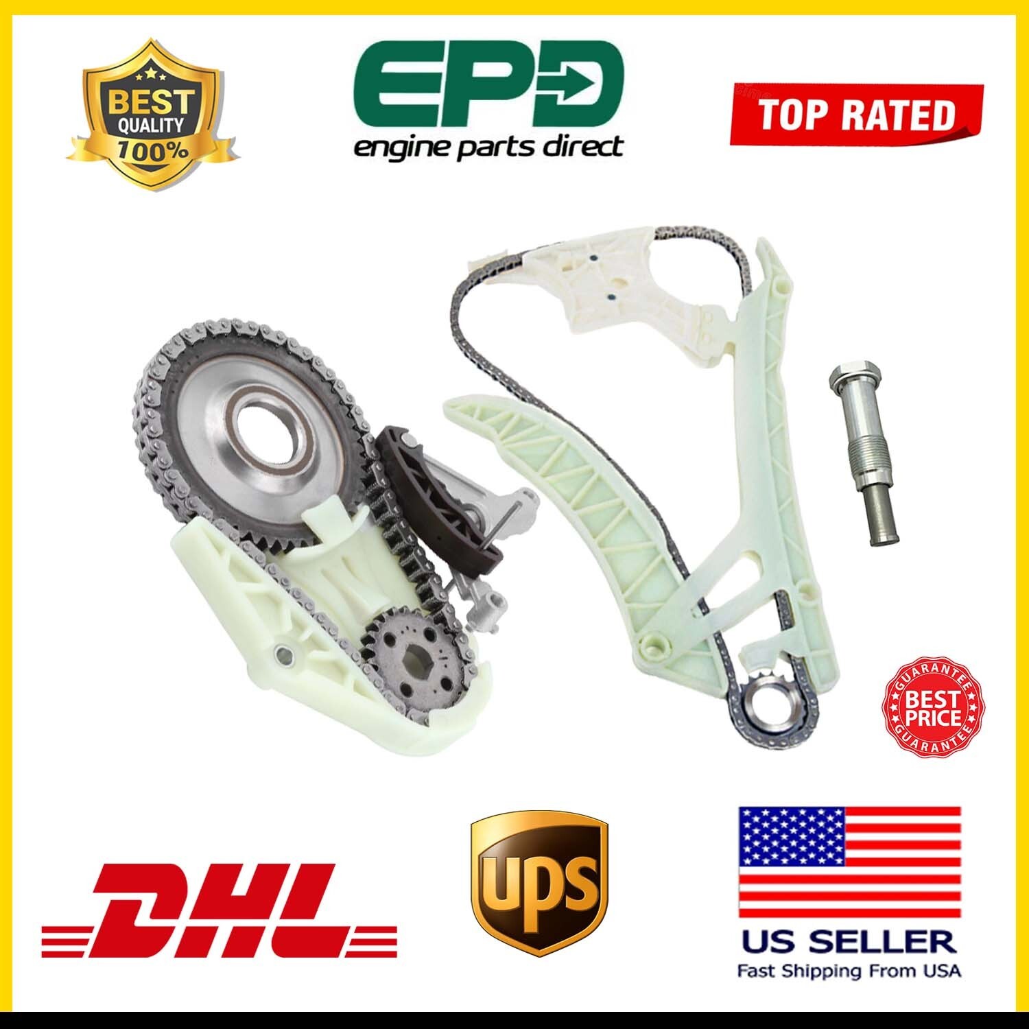 BMW 1 3 5 N20 B20 2.0 TIMING CHAIN KIT + OIL PUMP CHAIN DRIVE UPGRADED ...