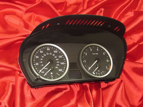 BMW E60 5's INSTRUMENTS COMBINATION CLUSTER SPEEDO SPEEDOMETER CLOCK ...