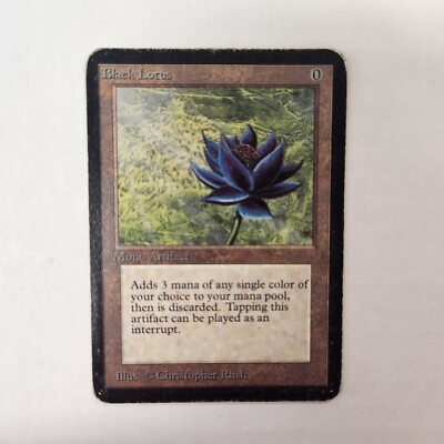 Black Lotus Alpha MODERATE PLY (Reserved List MTG Magic Card) | eBay