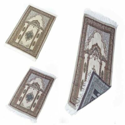 Islamic Janamaz mat Travel Prayer Mat Prayer Rug Salat Perfect for Hajj ...