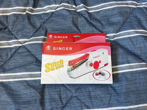 Singer Stitch Sew Quick Portable Compact Hand Held Sewing Machine | eBay