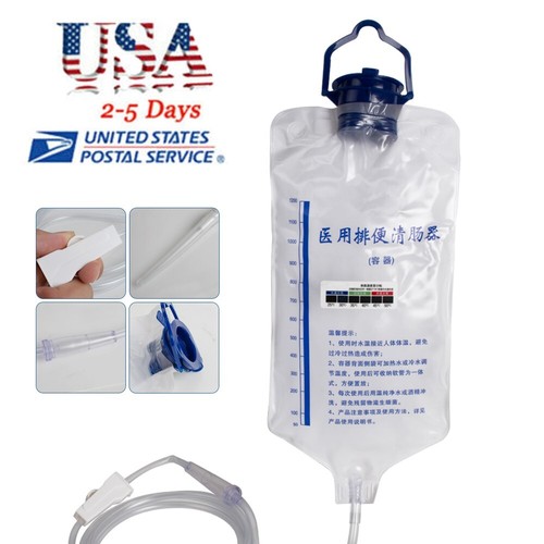 1200ml Detox Cleanse Enema Bag Kit for Colon Health Reusable Douche | eBay
