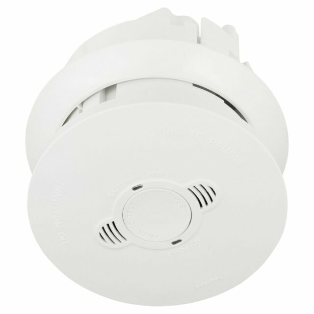 Legrand 643087 Flush Recessed 240v Smoke Alarm With 10yr Built in ...