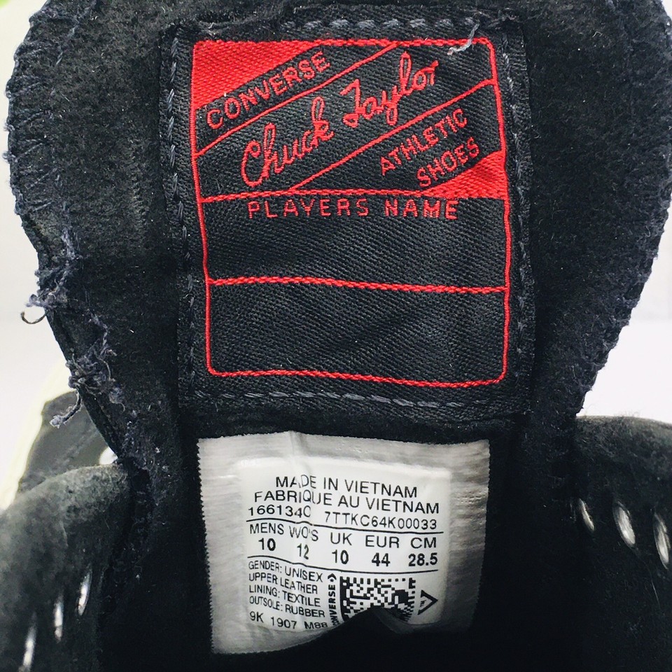 Converse Jack Purcell Ox Sneaker Shoes Mens 10 Black Leather Purple ...