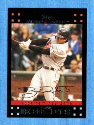 2007 Topps Update Red Back #UH267 Brian Roberts All-Star Baltimore ...