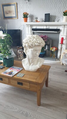Huge Bust of David Statue by Michelangelo - 61cm Tall | eBay UK