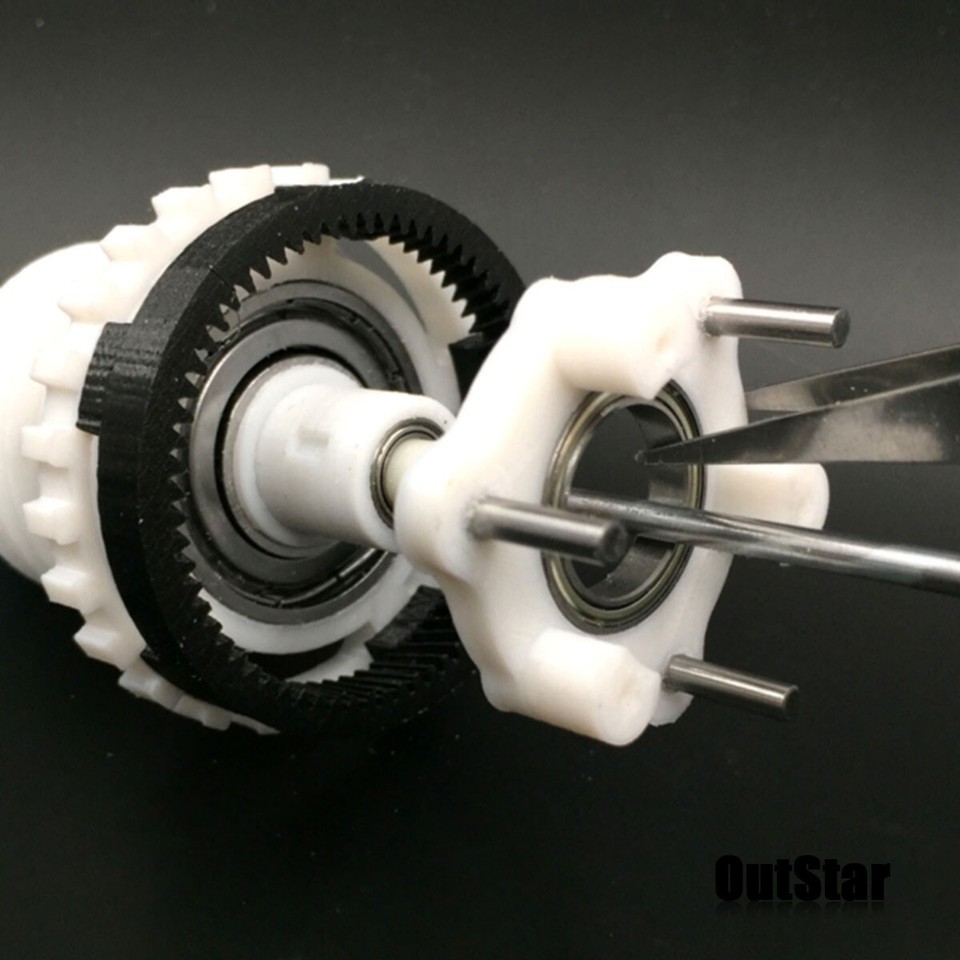 Auto 6AT Transmission Gearbox Planetary Gear Set Model 6+R Gear 3D ...