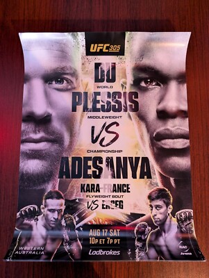 UFC 305 18x24 Promotional Poster | eBay