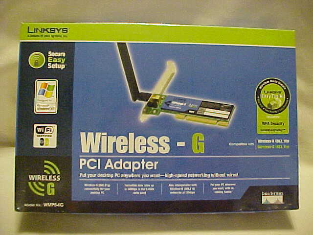 Linksys WMP54G (745883555031) PCI Adapter New Factory Sealed ...