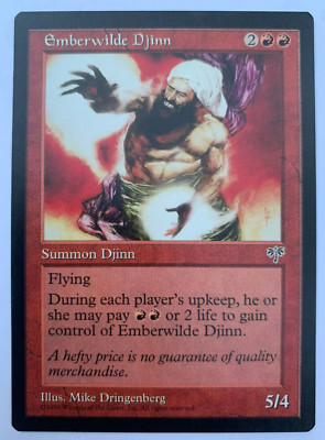 EMBERWILDE DJINN - MAGIC THE GATHERING - MIRAGE - RARE | eBay