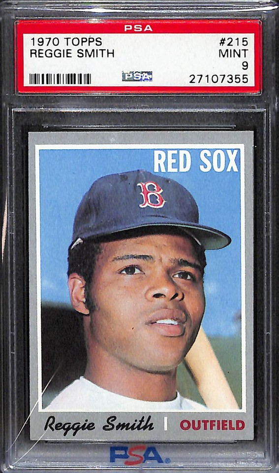 1970 Topps #215 Reggie Smith - Boston Red Sox PSA 9 MINT | eBay