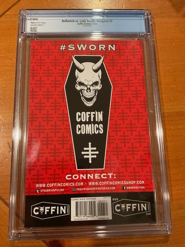 Hellwitch vs. Lady Death: Wargasm #2 (of 2) Risque Edition Kincaid CGC ...