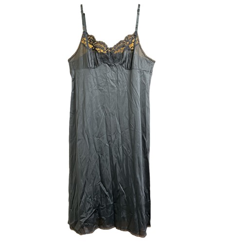 Vassarette Vintage Black Slip Lingerie Dress Style 10105 size 38 | eBay