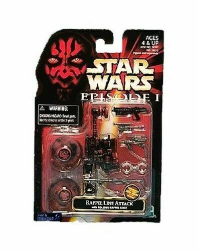 Star Wars Episode 1 Rappel Line Attack Action Figure Accessory Set ...