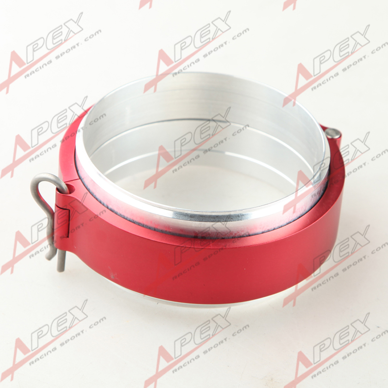 Universal Aluminum 2.5" Turbo Clamshell Clamps Clamp Red | eBay