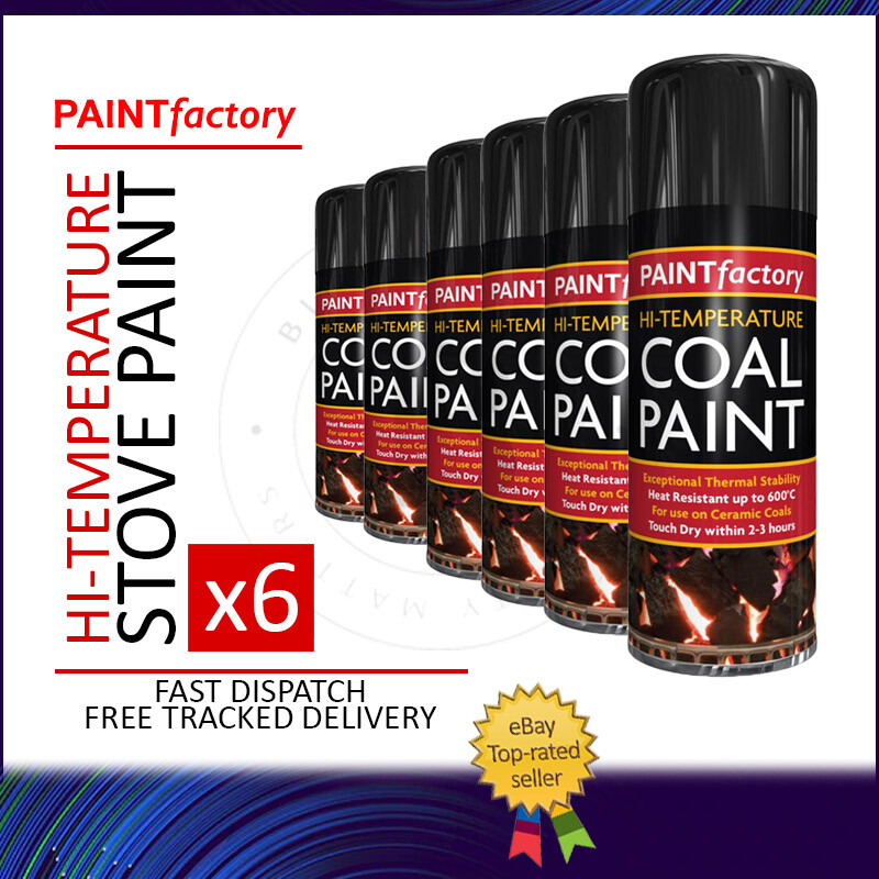 High Temperature Paint Coal Spray Heat Resistant Stove Engine 600C ...