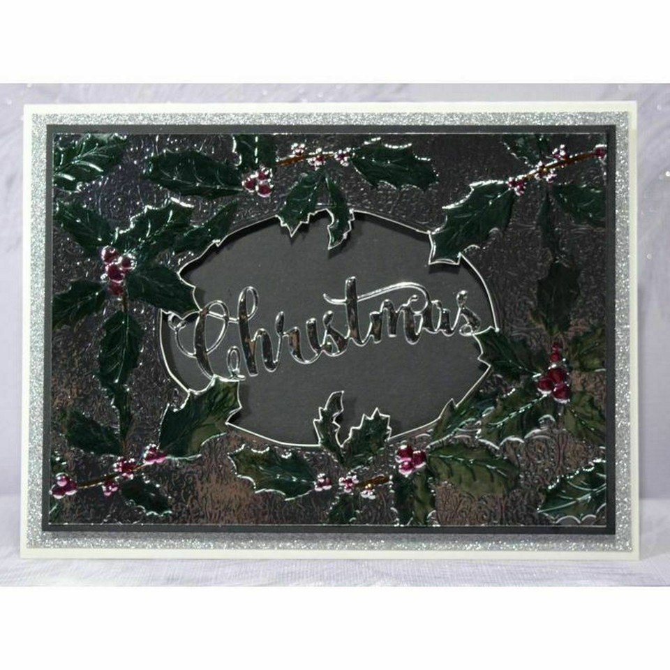 Crafter's Companion 3D Embossing Folder - Decorative Holly New | eBay