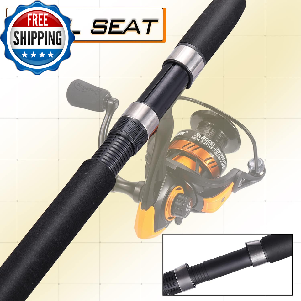 Catfish Fishing Rod and Reel Combo, 2-Piece Spinning Combo, Durable ...