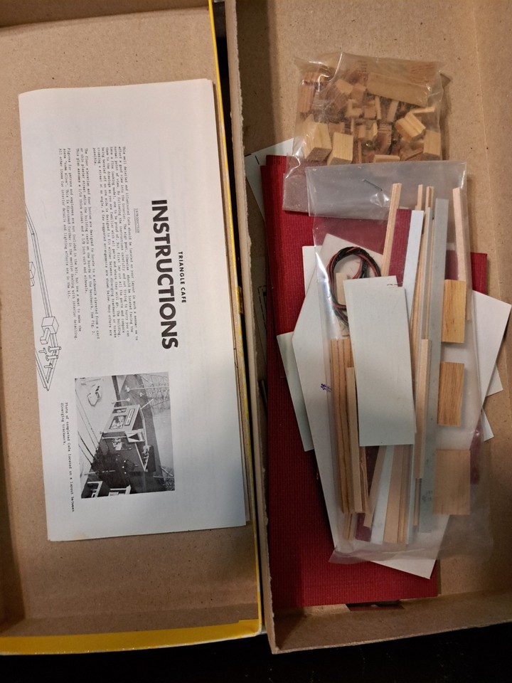 Suydam HO Scale Building Kit 75 Triangle Cafe NOS TRAIN LAYOUT model ...