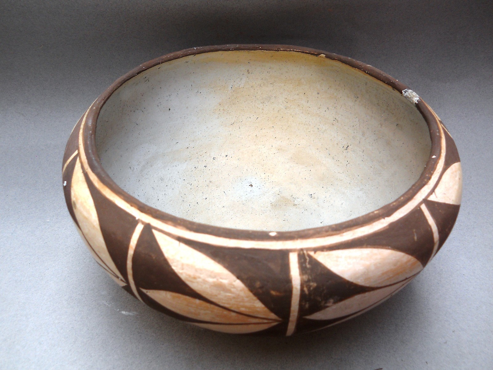 Make Offer Rare ACOMA Pottery Serving Bowl w/ Squash Blossom Design ...