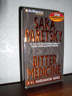 V. I. Warshawski: Bitter Medicine by Sara Paretsky (2002, 4 Cassettes ...