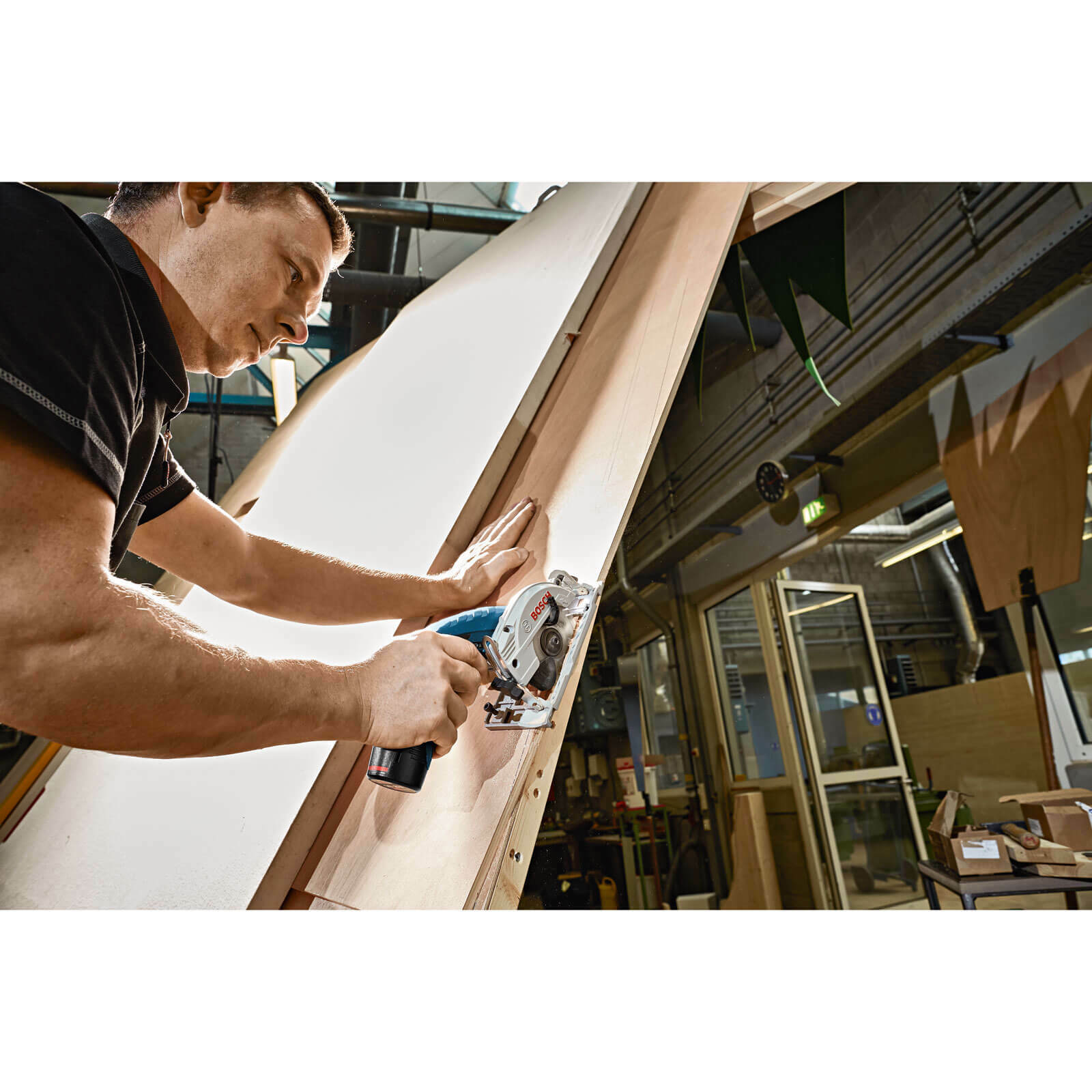 Bosch GKS 12 V-LI 12v Cordless Circular Saw 2 x 2ah Li-ion ...