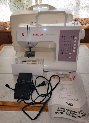 Singer Confidence Sewing Machine 7463 With Hard Case + | eBay