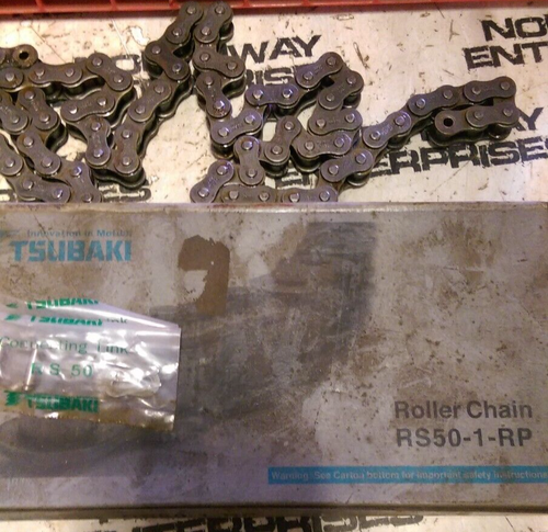Tsubaki RS50-1-RP Single Roller Chain 10ft 5/8in | eBay