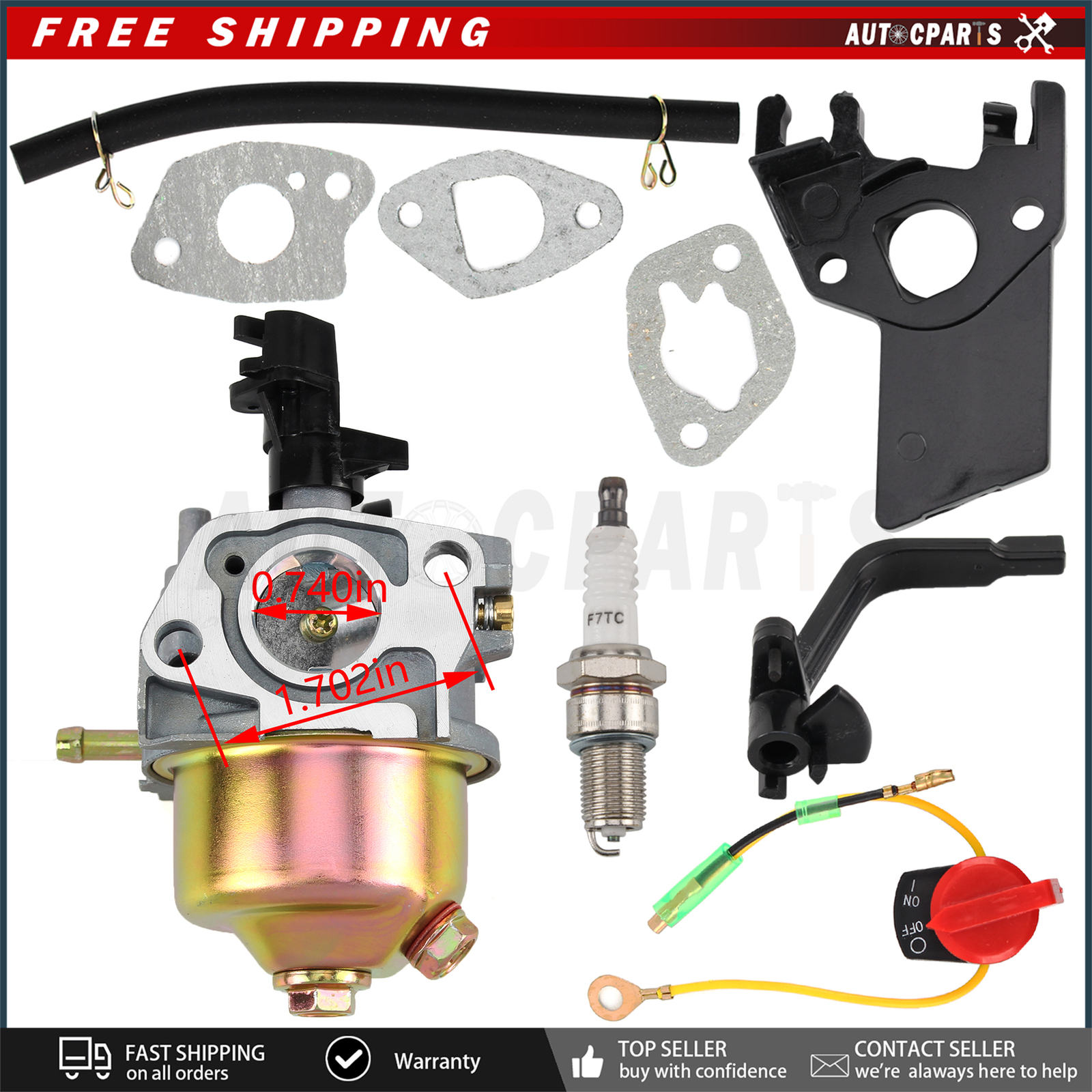 LCT USA CMXX 136CC Gasoline Engine Carburetor Carb | eBay