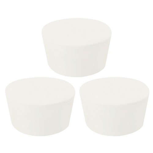 3Pcs Rubber Tapered Plug Bottle Stopper Drain Plug 68mm to 81mm Solid ...