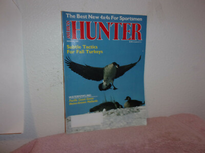 AMERICAN HUNTER MAGAZINE." SUBTLE TACTICS.FOR FALL TURKEYS" NOVEMBER ...