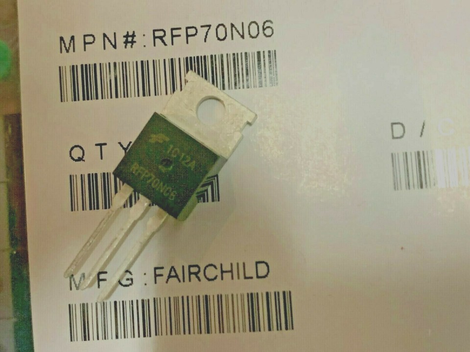 25 Pieces | RFP70N06 70N06 Fairchild Original Mosfet Transistor | eBay
