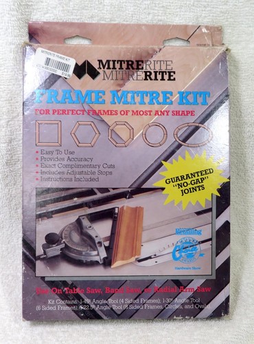 Frame Mitre Kit MitreRite Woodworking Picture Frames Tool | eBay