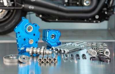 S&S Cam Chest Plate Kit 540G Gear Drive Cam M8 Harley Softail/Touring ...