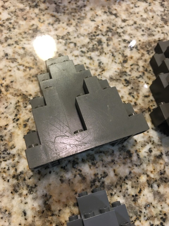 LEGO Rectangular Castle Rock Wall Panels USED SEE PICTURES | eBay