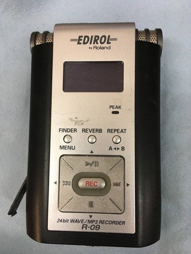 Edirol Roland R-09 24bit Wave/MP3 Recorder Working [Good] | eBay
