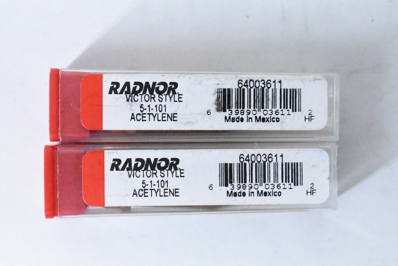 Lot of 2 Radnor 64003611 Victor Style One Cutting Tip 5-1-101 Acetylene ...