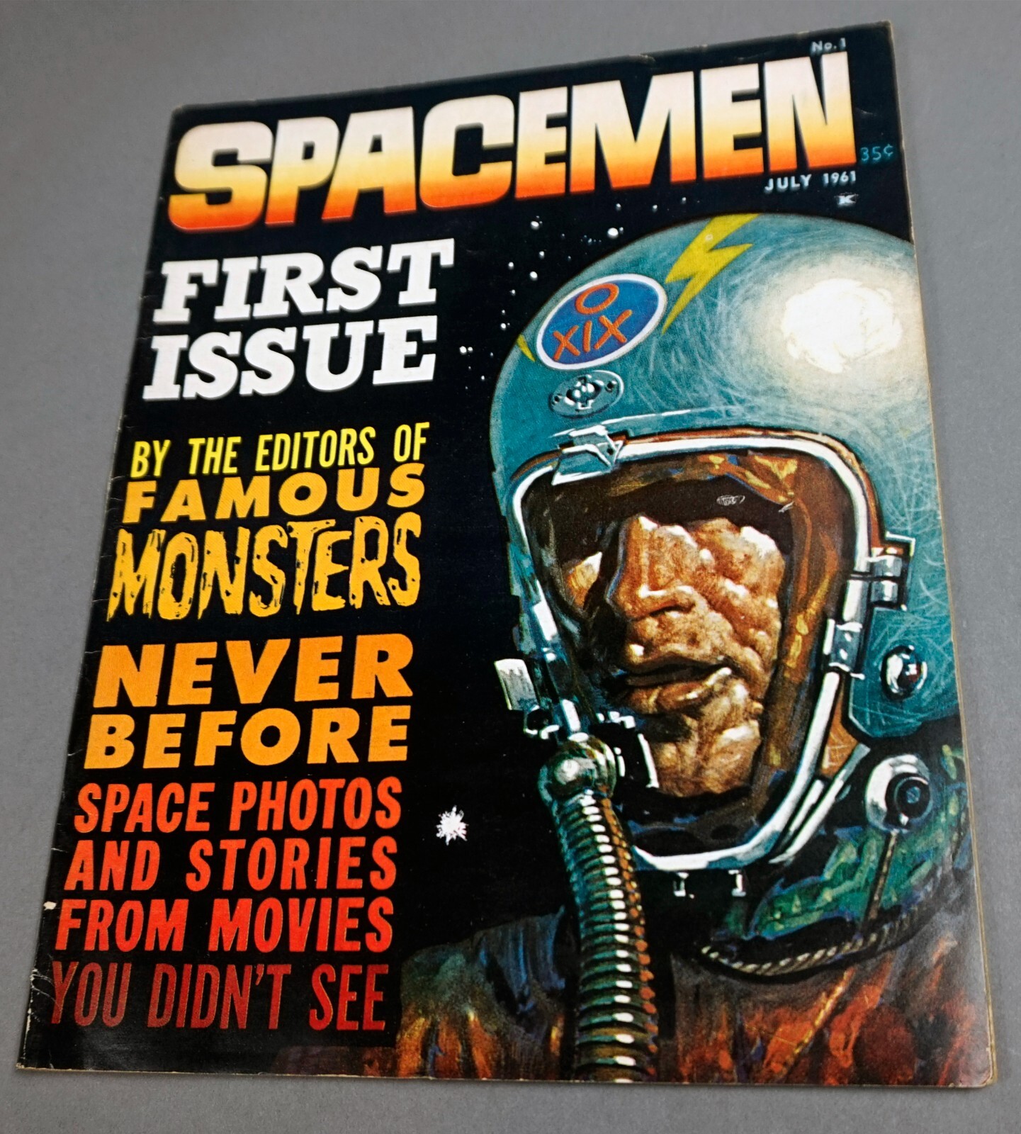 Spacemen Sci Fi Monster Magazine-#1 First Issue-1961-JKNB | eBay