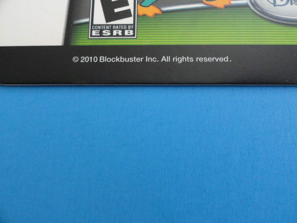 NINTENDO DS PHINEAS AND FERB 2ND.. BLOCKBUSTER VIDEO SHELF DISPLAY ...