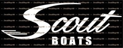 Scout Boats - Outdoor Sports - Vinyl Die-Cut Peel N' Stick Decals ...