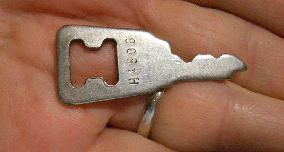 Vintage Original Factory Honda Motorcycle ATV Key Numbered H4506 Honda ...