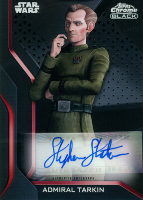2022 TOPPS STAR WARS CHROME BLACK STEPHEN STANTON AUTOGRAPH CARD DS-SS ...