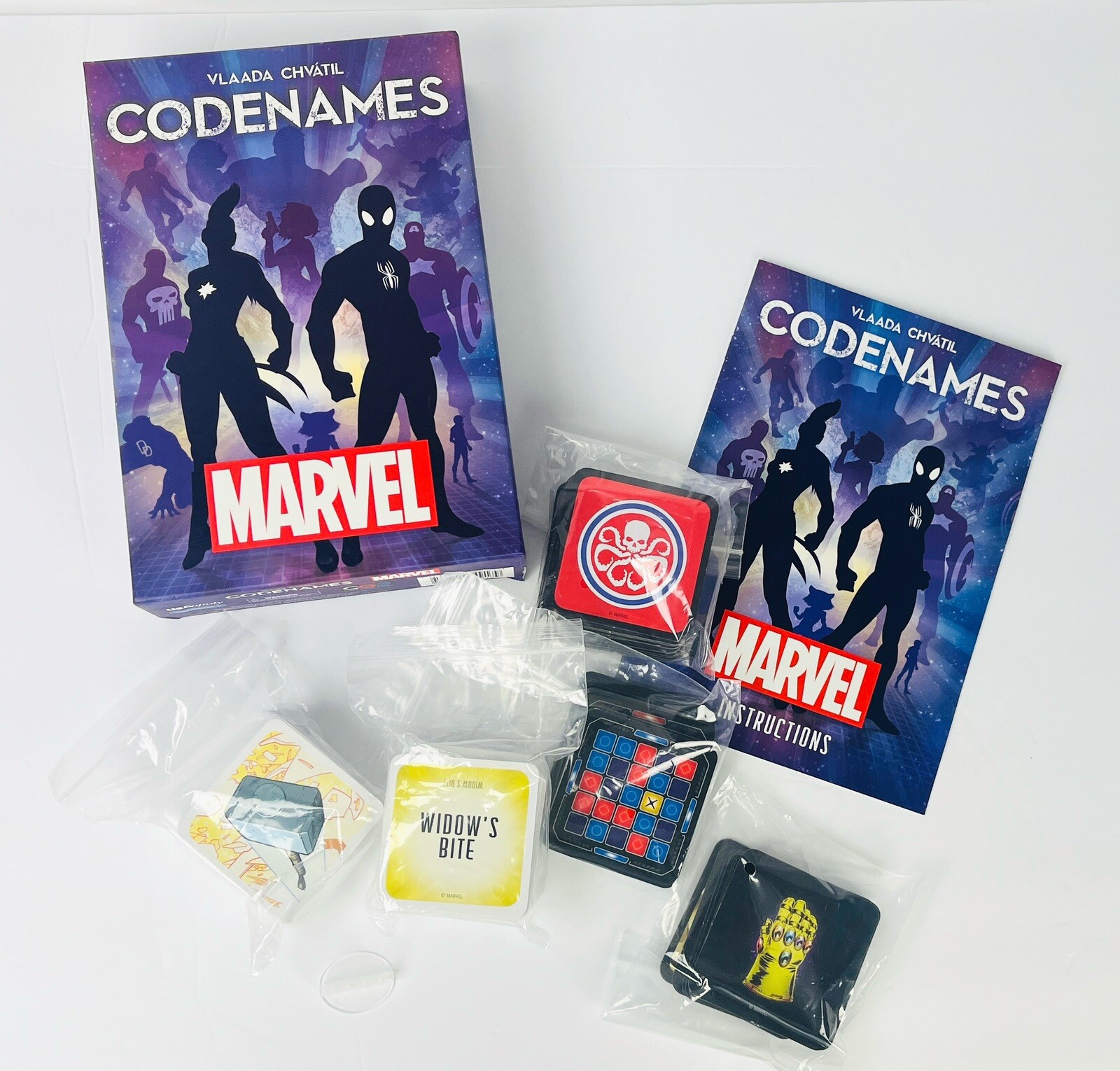 Codenames - Party Card Board Game Marvel Edition By Vlaada Chvatil - Complete | eBay