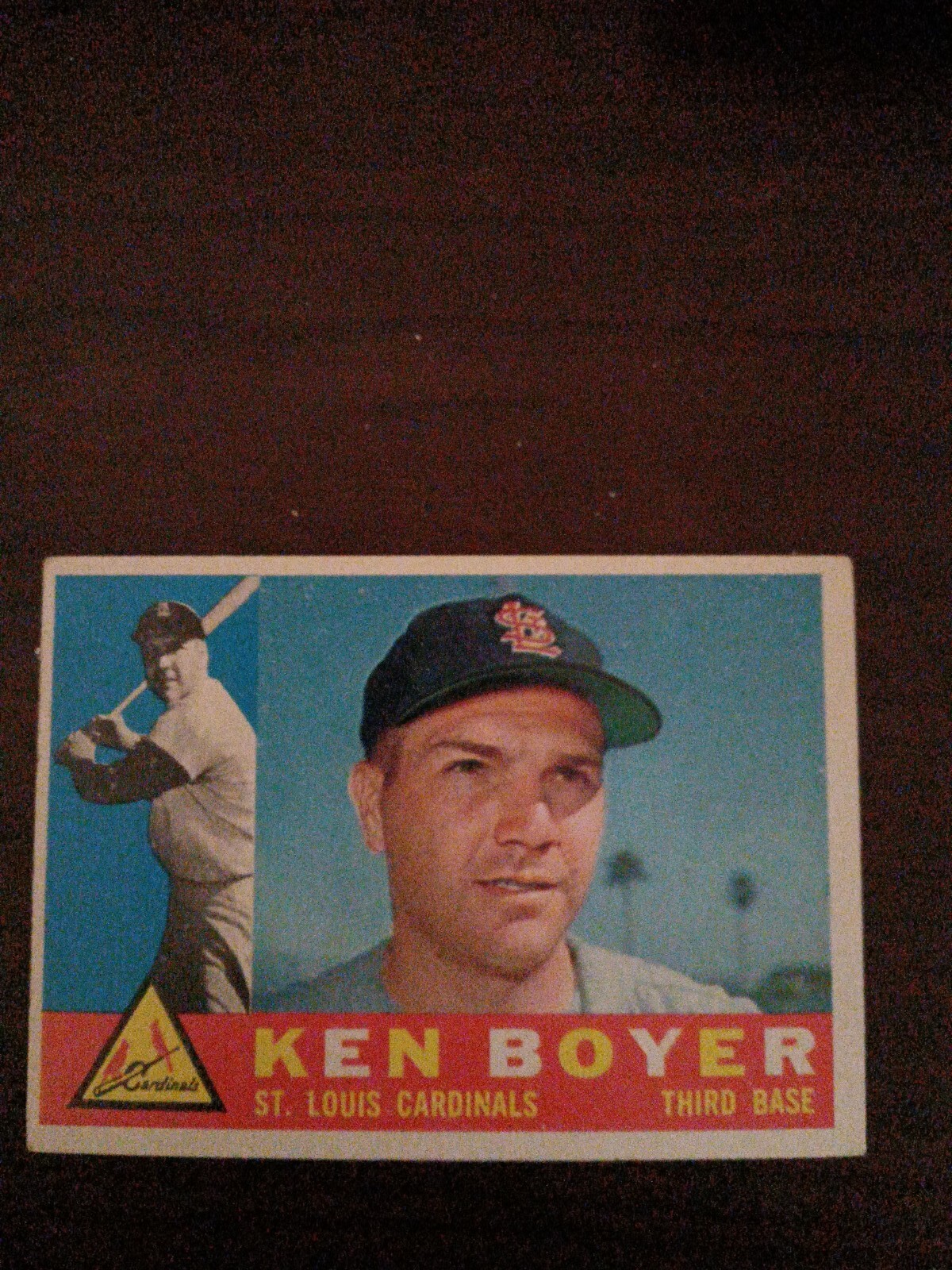 1960 TOPPS KEN BOYER 485 EX BASEBALL ST. LOUIS CARDINALS | eBay