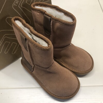 Ewe Boots Kids Warm Lined Boots Chestnut Brown Infant UK7 | eBay UK