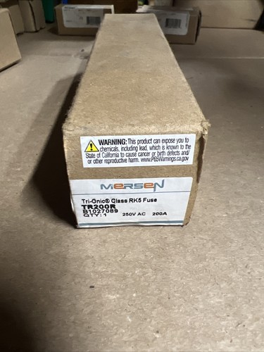 Mersen Shawmut TR200R Time Delay Fuse Class RK5 200 Amps 250VAC/250VDC ...