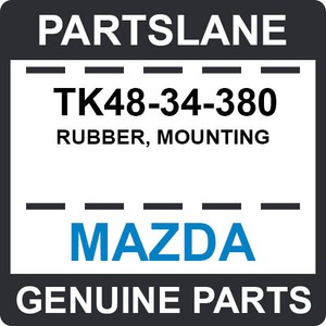 TK48-34-380 Mazda OEM Genuine RUBBER, MOUNTING | eBay
