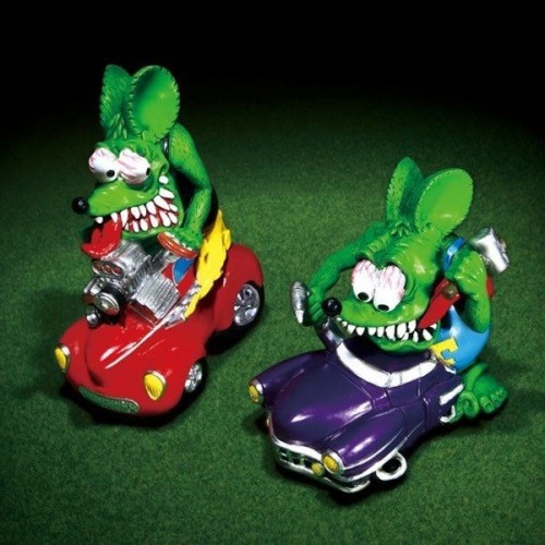 NEW Rat Fink Statues HOT ROD Resin purple JAPAN F/S | eBay